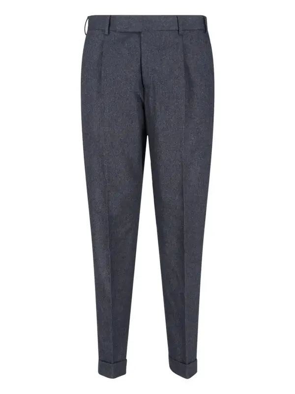 Sportmax Virgin Wool Trousers - Gray