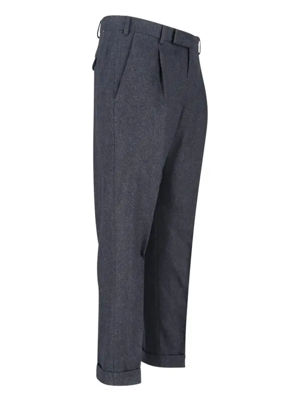 Sportmax Virgin Wool Trousers - Gray
