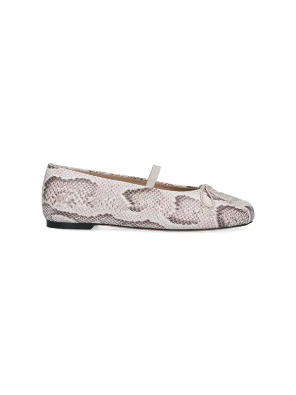 STUART WEITZMAN Prima Bow Ballet Flats - Cream