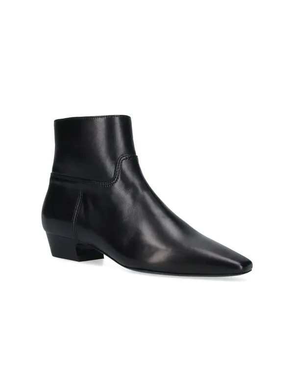 STUART WEITZMAN Stassi Ankle Boots - Black