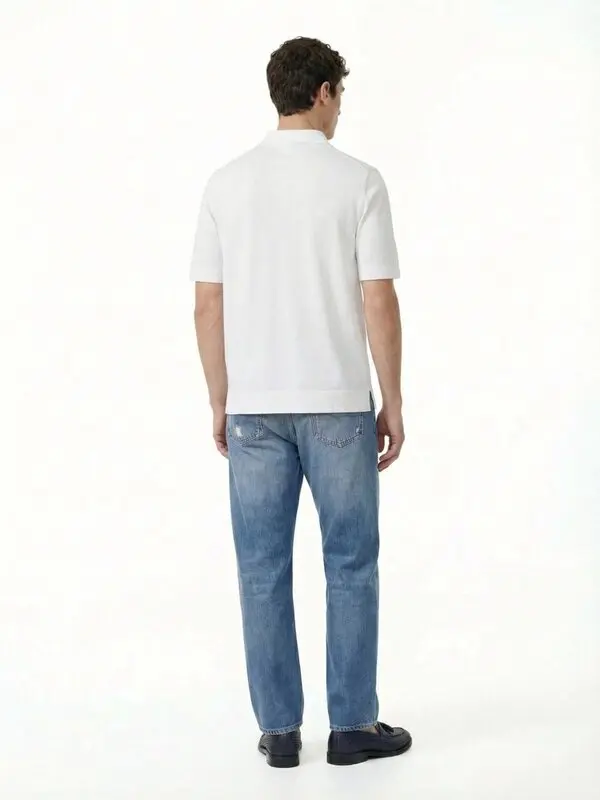 Zegna Cotton Polo - White