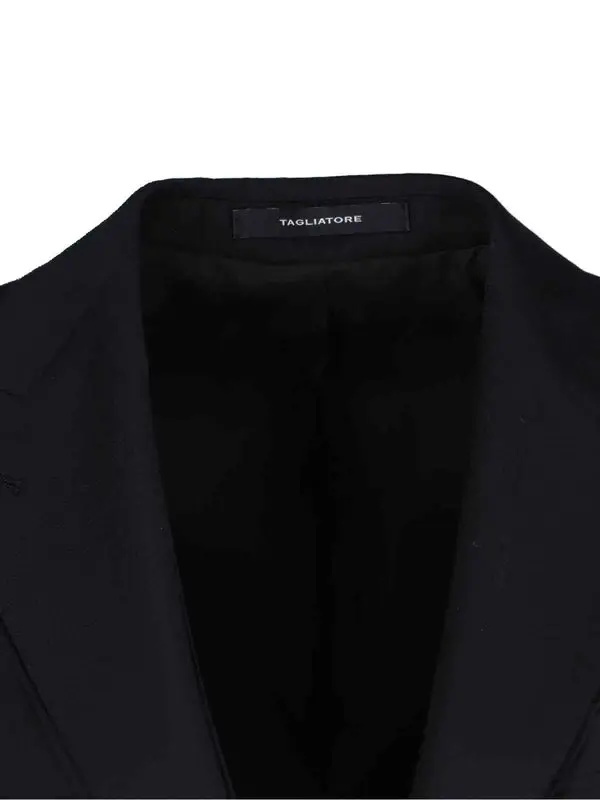 Tagliatore Single-breasted Blazer - Black