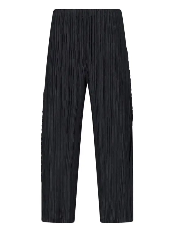 Issey Miyake Pleated Trousers - Black