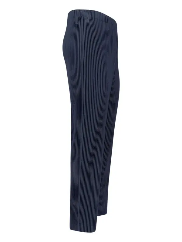 HOMME PLISSE Pleated Trousers - Blue