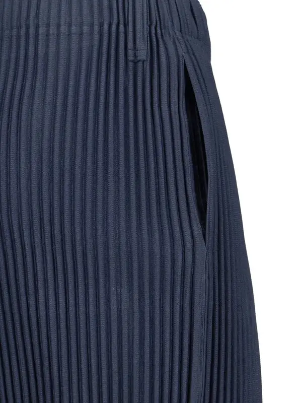 HOMME PLISSE Pleated Trousers - Blue