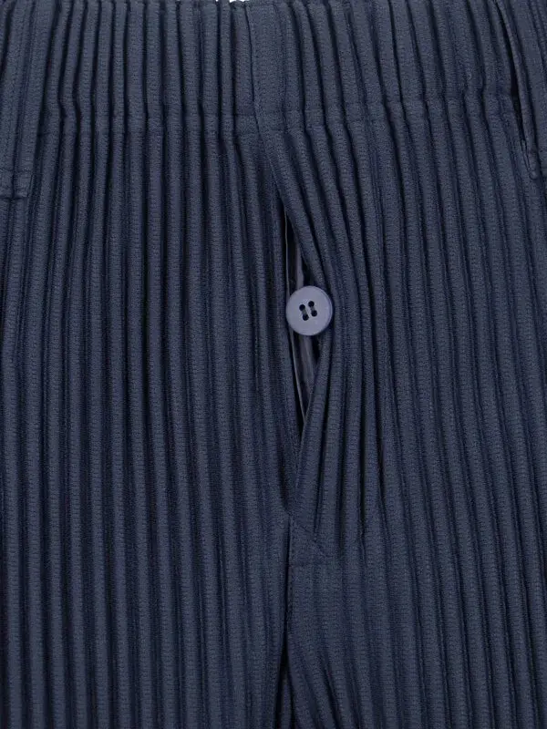 HOMME PLISSE Pleated Trousers - Blue