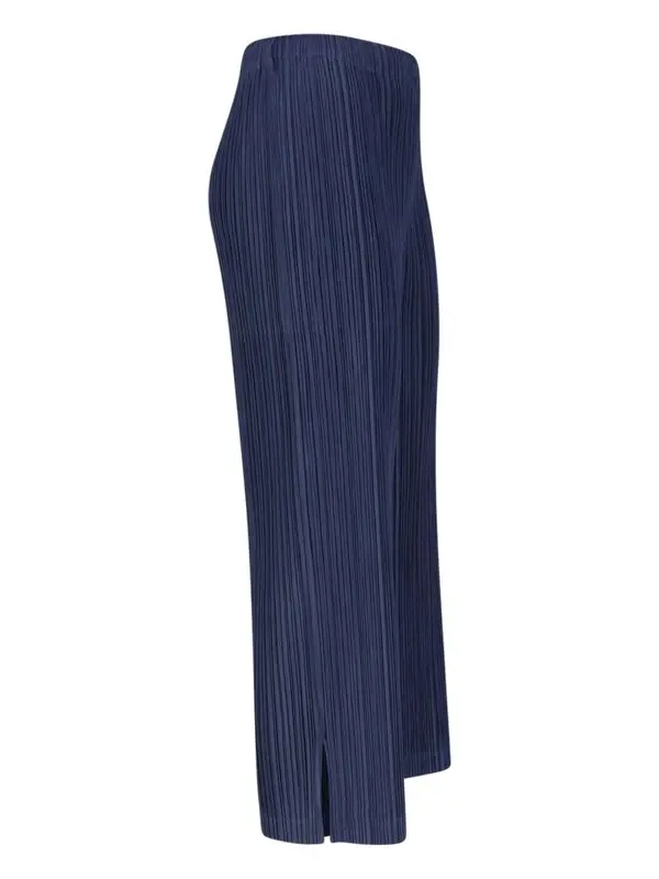 Issey Miyake Pleated Trousers - Blue