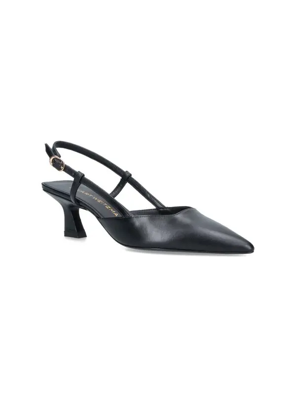 STUART WEITZMAN Vinnie 50 Slingback Pumps - Black