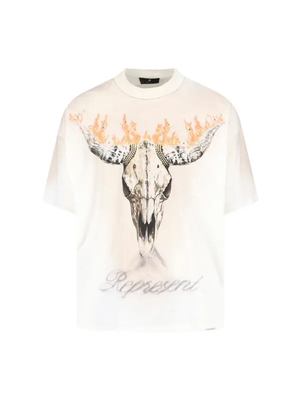 REPRESENT T-shirt "british Cowboys - Cream