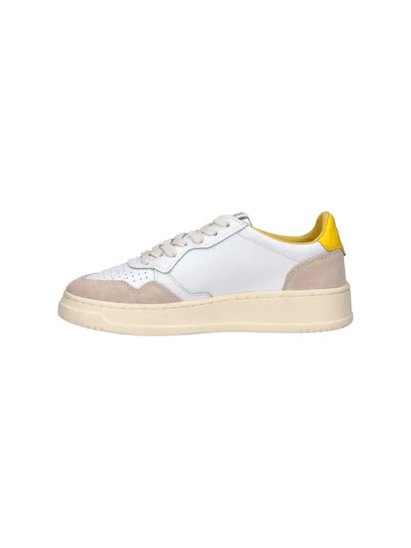 AUTRY Medalist Low-top Leather Sneakers - White