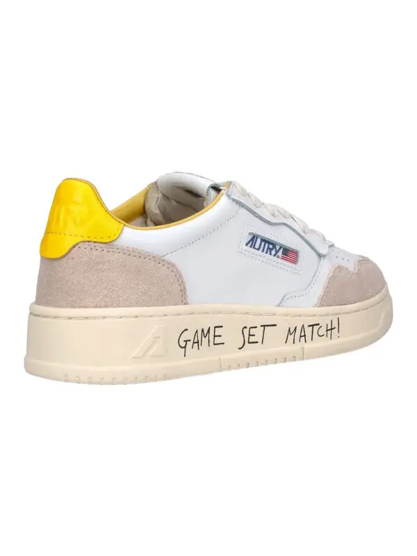 AUTRY Medalist Low-top Leather Sneakers - White