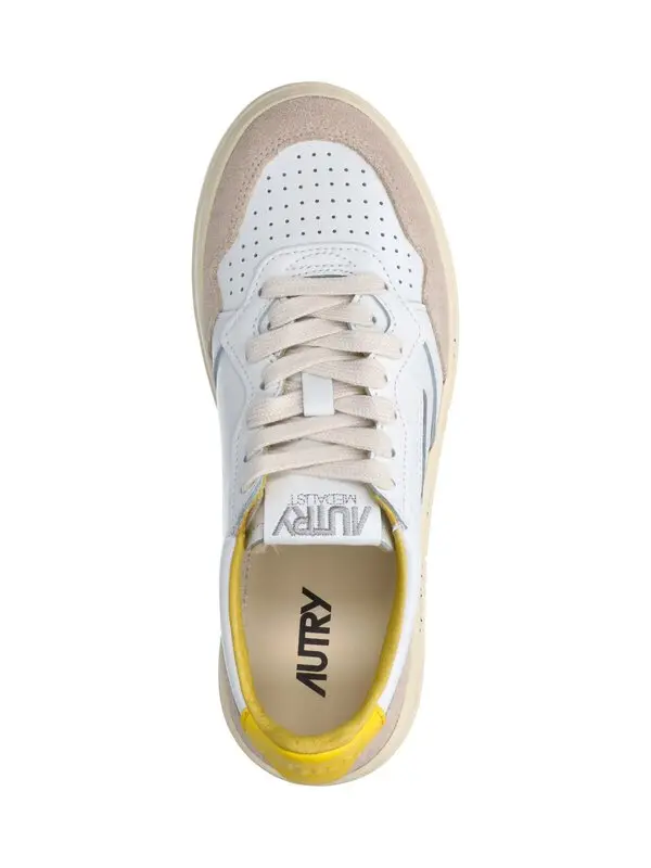 AUTRY Medalist Low-top Leather Sneakers - White