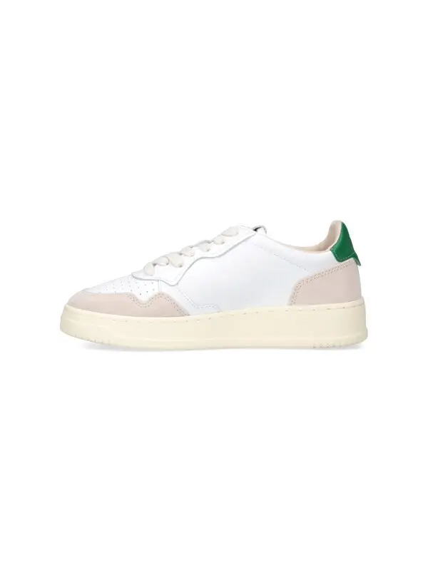 AUTRY Medalist Low-top Leather Sneakers - White