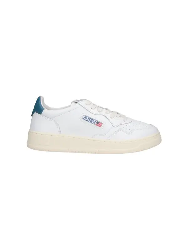 AUTRY Medalist Low-top Leather Sneakers - White