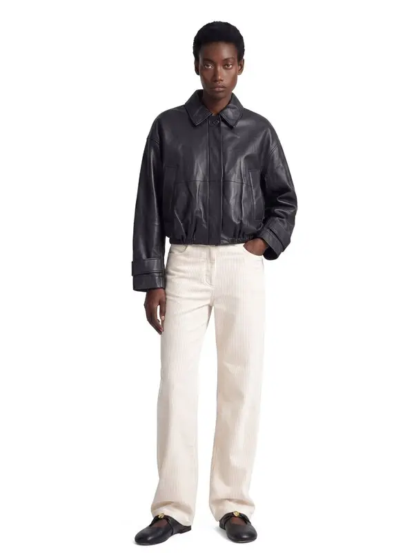 Sportmax Lambskin Bomber Jacket