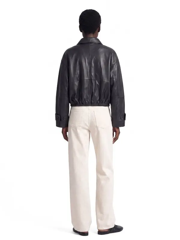Sportmax Lambskin Bomber Jacket