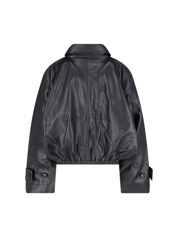 Sportmax Lambskin Bomber Jacket