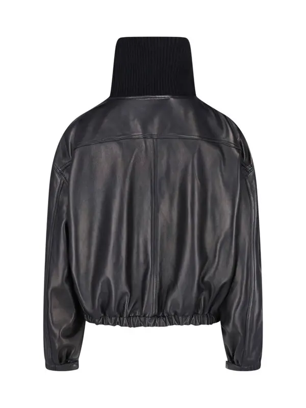 Sportmax Lambskin Bomber Jacket