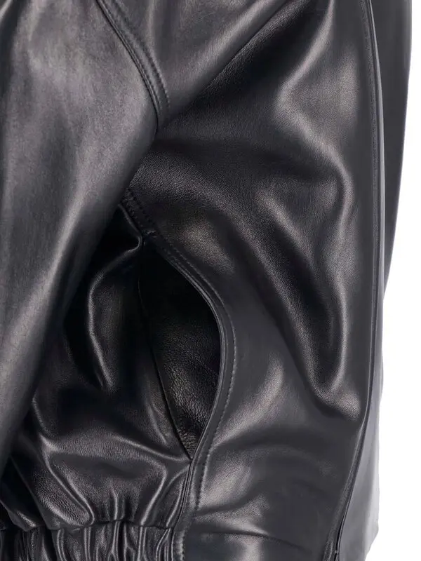 Sportmax Lambskin Bomber Jacket