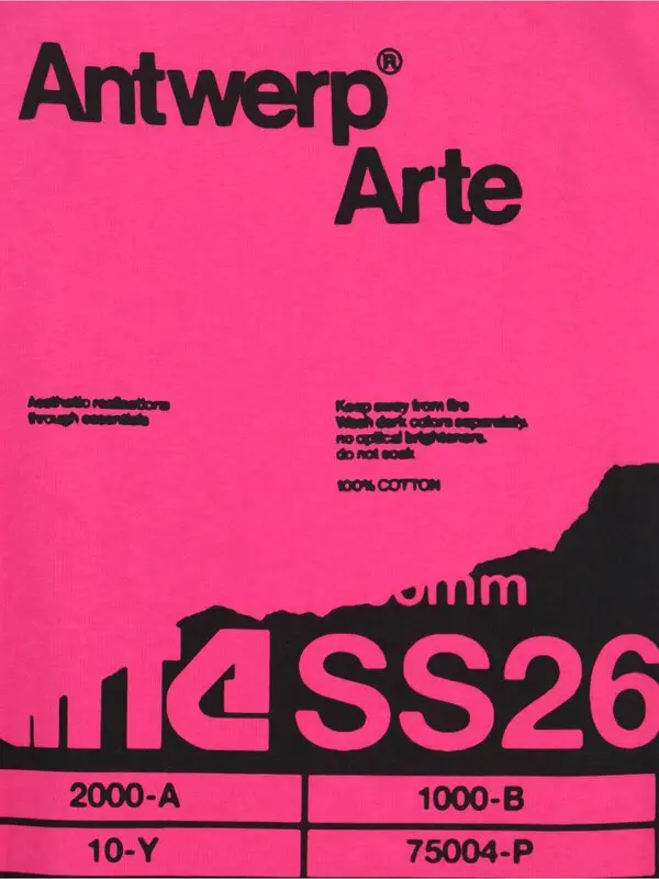 ARTE T-shirt "back Poster - White