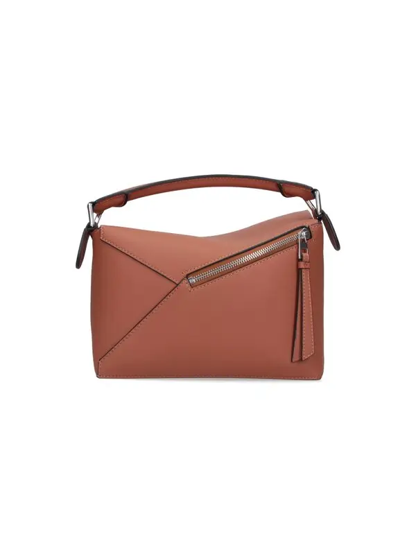 Loewe Small Puzzle Edge Handbag - Brown