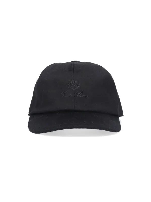 Moncler Baseball Cap With Logo - Black