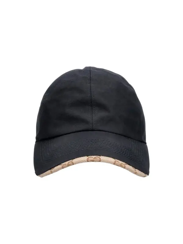 Sporty & Rich Moncler Baseball Cap With Logo - Black
