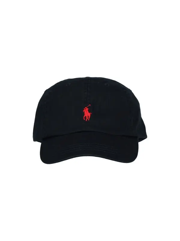Sporty & Rich Moncler Baseball Cap With Logo - Black