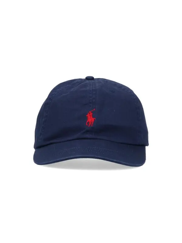 Sporty & Rich Moncler Baseball Cap With Logo - Blue