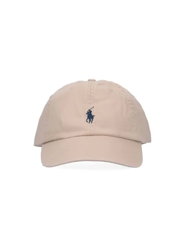 Sporty & Rich Moncler Baseball Cap With Logo - Cream