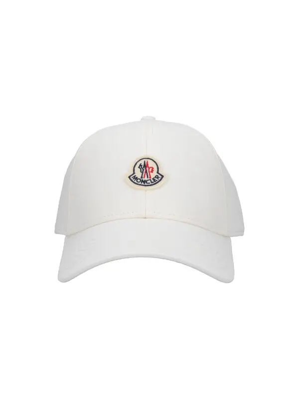 Moncler Polo Ralph Lauren Baseball Cap With Logo - White
