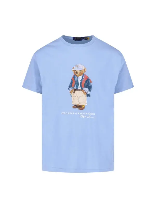 Polo Ralph Lauren T-shirt "polo Bear - Light Blue