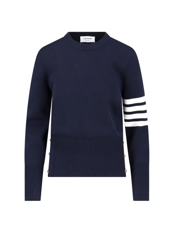 Thom Browne 4-bar Sweater - Blue