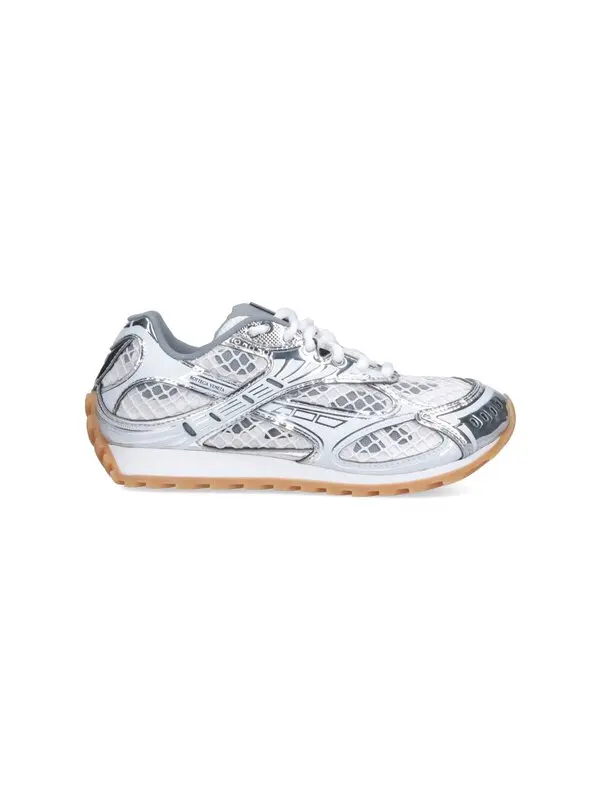 Bottega Veneta Orbit Sneakers - Silver