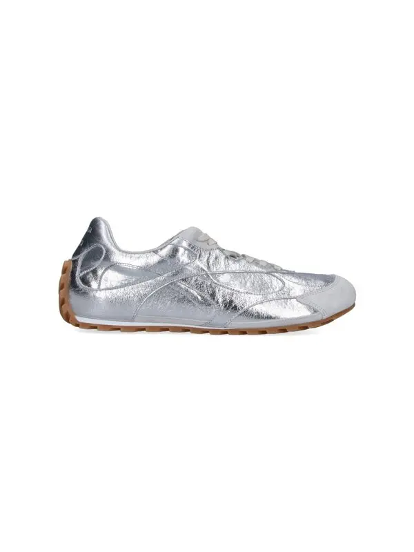 Bottega Veneta Orbit Flash Sneakers - Silver