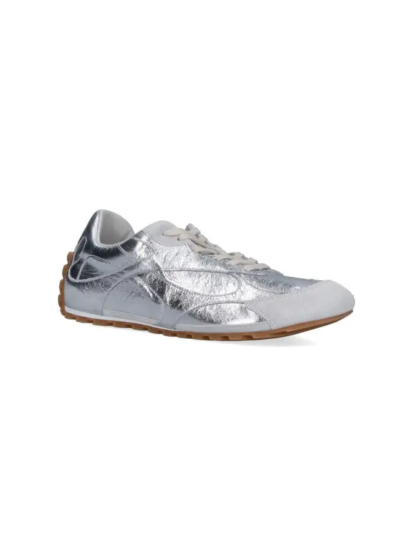 Bottega Veneta Orbit Flash Sneakers - Silver