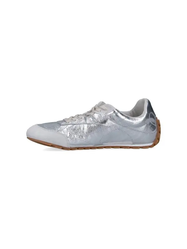 Bottega Veneta Orbit Flash Sneakers - Silver