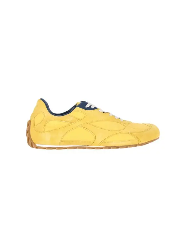 Bottega Veneta Orbit Flash Sneakers - Yellow