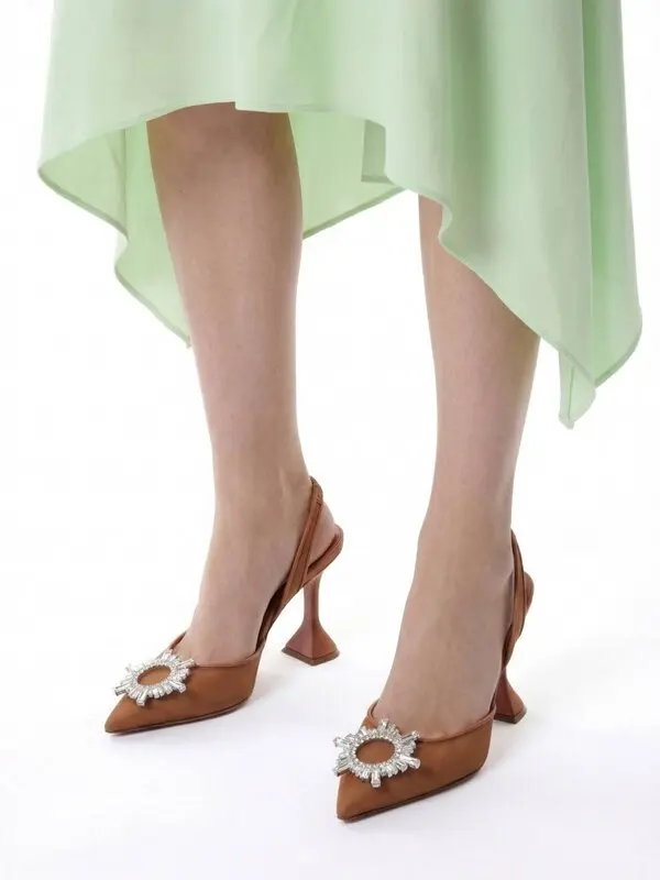 Amina Muaddi Begum Slingback Pumps