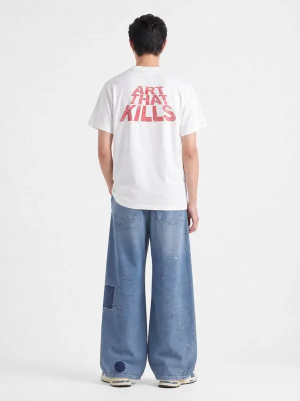 GALLERY DEPT. T-shirt "skeleton Beach - White