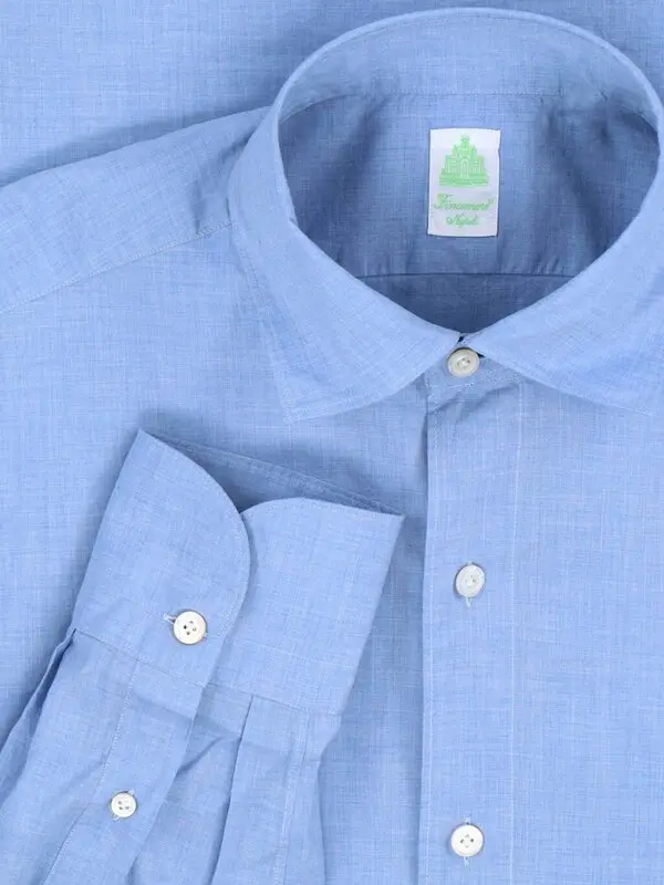 FINAMORE 1925 Shirt "gaeta - Light Blue