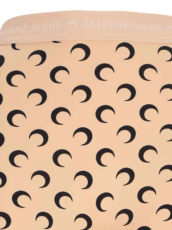 MARINE SERRE Leggings "moon - Beige