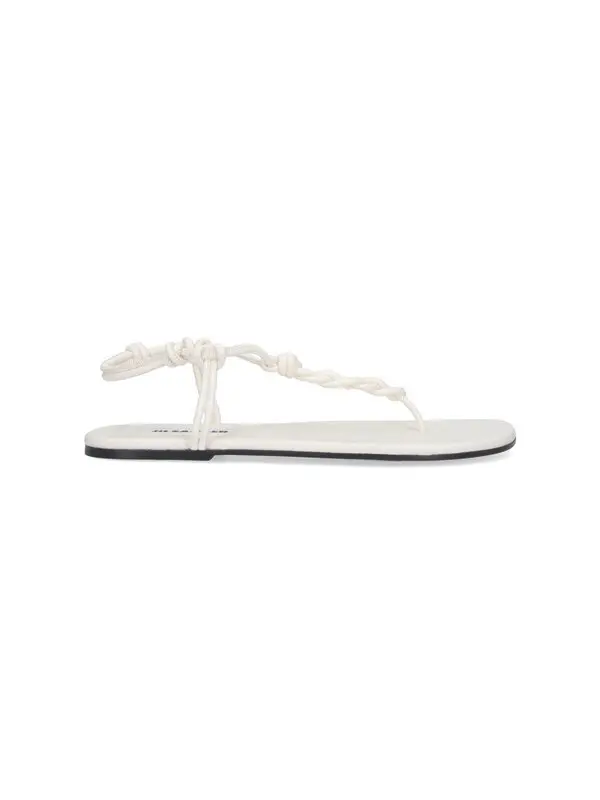 JIL SANDER Tangle Sandals - White