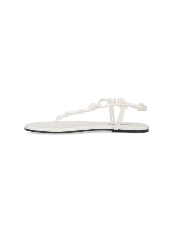 JIL SANDER Tangle Sandals - White