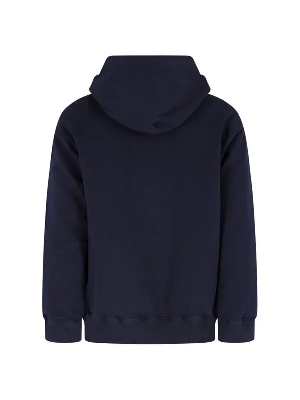 MAISON MARGIELA Numeric" Cotton Hoodie - Blue
