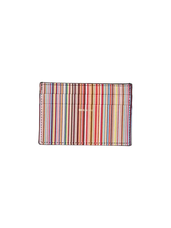 Paul Smith Card Holder “signature Stripe - Black