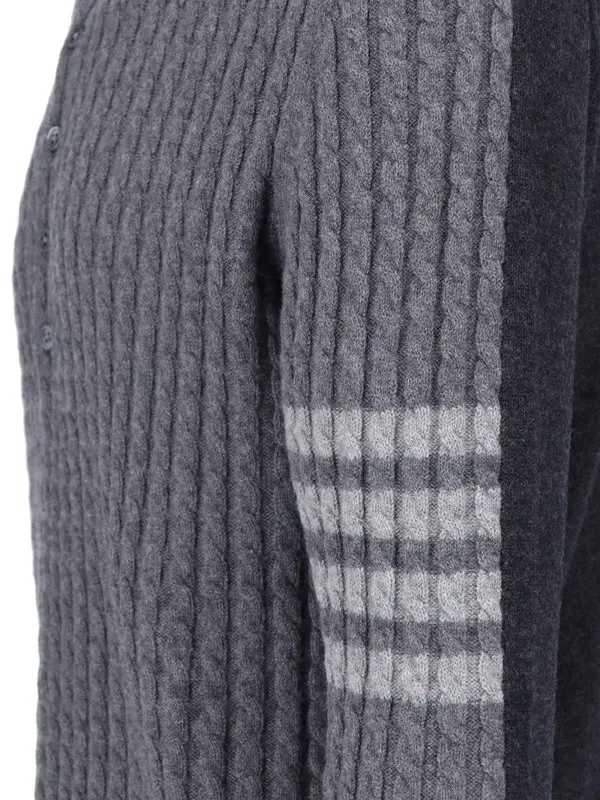 Stone Island Thom Browne Virgin Wool Polo - Gray