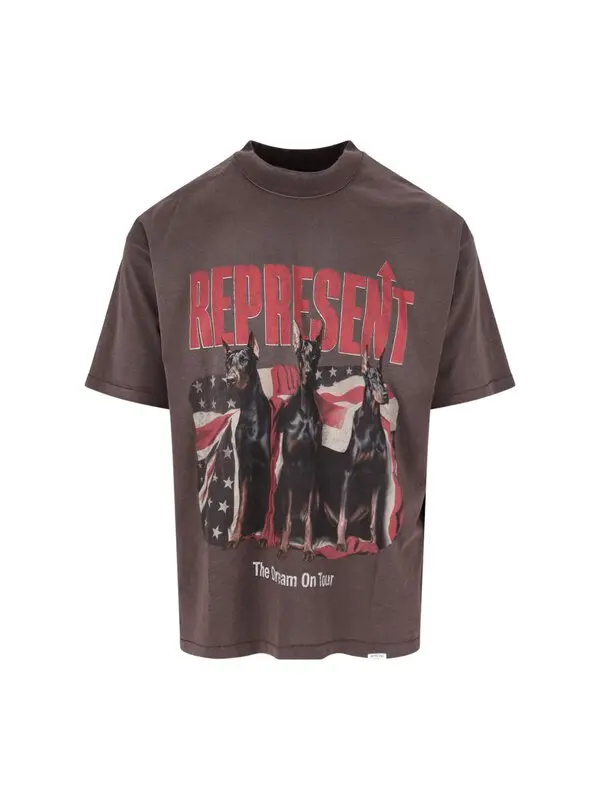 REPRESENT T-shirt "dream On Tour - Brown