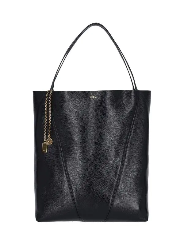 Chloé Spin Large Tote - Black