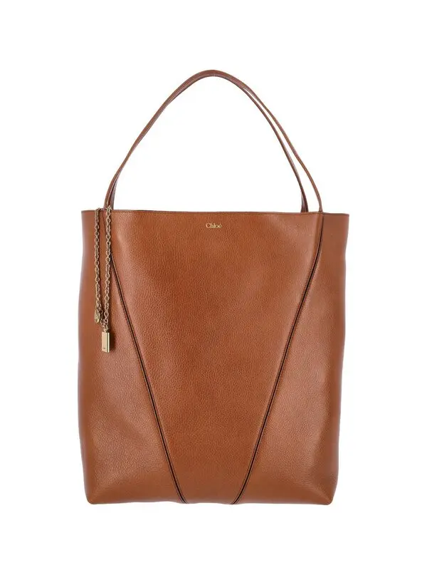Chloé Spin Large Tote - Brown